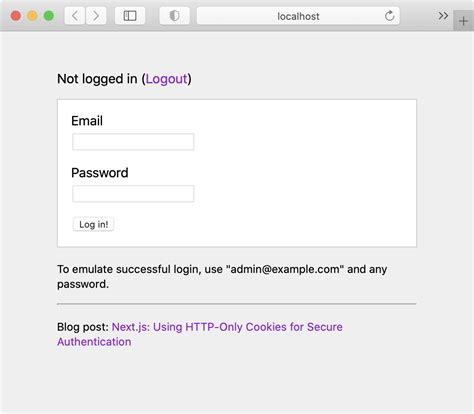 Next Js Using Only Cookies For Secure Authentication 2023 Max