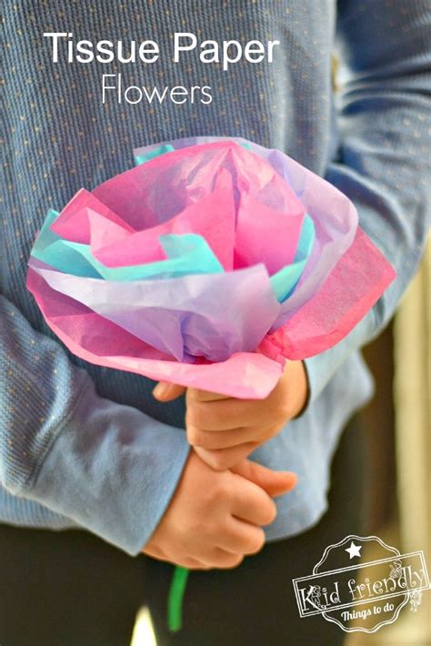 How To Make Flowers With Pipe Cleaners And Tissue Paper Best Flower Site