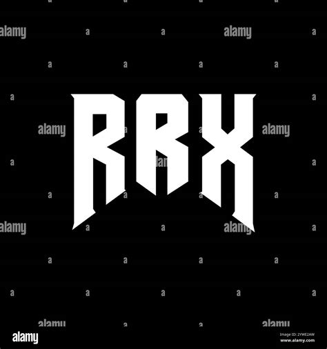 Rrx Letter Logo Design For Technology Company Rrx Logo Design Black And White Color Combination