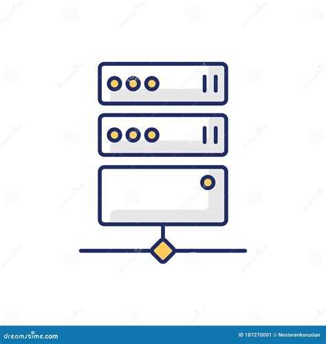 Proxy Server Icon Trendy Flat Vector Proxy Server Icon On White 130325151