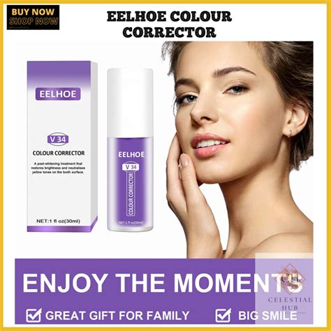 Eelhoe Teeth Whitening Toothpaste Colour Corrector Foam Toothpaste