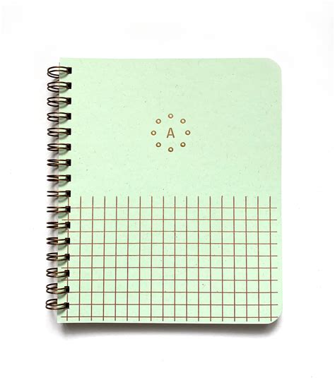 Patrón de cuaderno espiral QUADRILL 130 páginas forradas o Etsy
