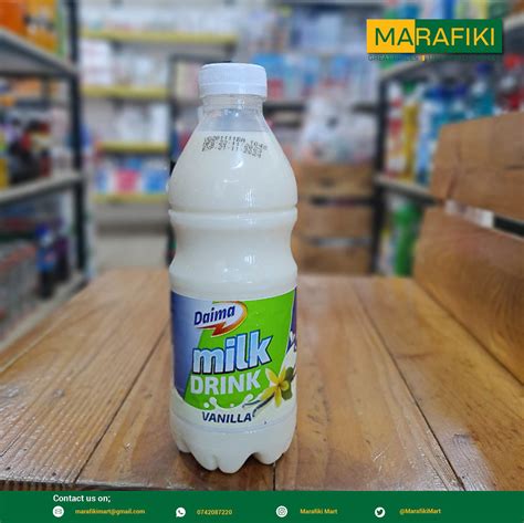 Daima Vanilla Milk Drink 500ml Marafiki Mart