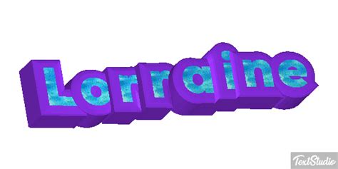 Lorraine Name Animated  Logo Designs