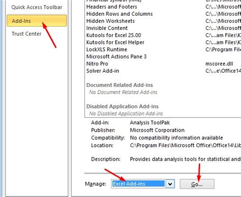 Cara Mengaktifkan Data Analysis Di Excel Dengan Mudah Gammafis Blog