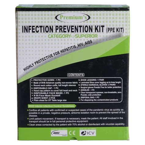 Fabric Premiums Personal Protection Equipment Ppe Kit Superior For