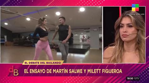 Así Fue El Ensayo De Milett Figueroa Y Martín Salwe Previo A Su Debut