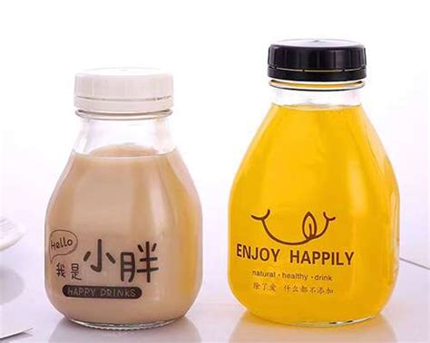 300ml 500ml Best Square Small Glass Milk Bottles With Lids