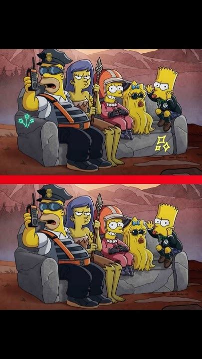 Encuentra Las Diferencias En La Imagen De Los Simpson Viralvideo