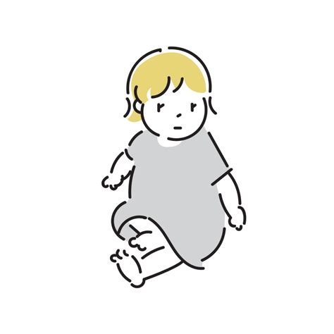 ベビーカーを押しながら買い物する女性のイラスト Loose Drawing 無料で商用利用可なフリーイラスト