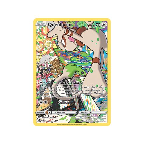 Queulorior Pv TG TG Carte Ultra Rare Full Art Galerie Des
