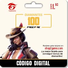 Tarjeta Free Fire 100 Diamantes Pin Global Compra Pines Global