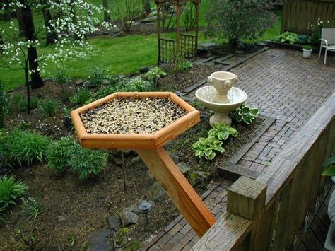 Deck Rail Platform Bird Feeder Poolstorm