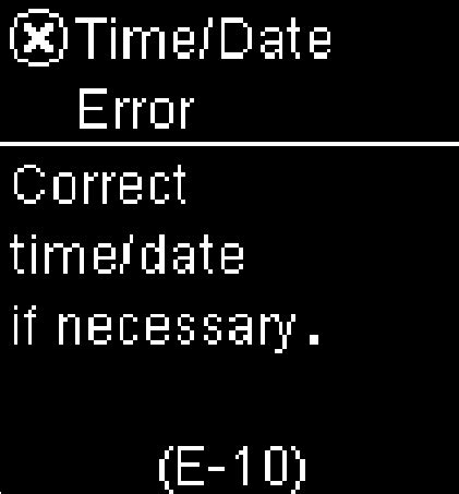 E Strip Error