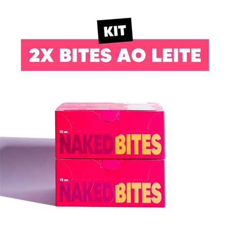 Kit 2X Naked Bites Ao Leite Naked Nuts Shopee Brasil