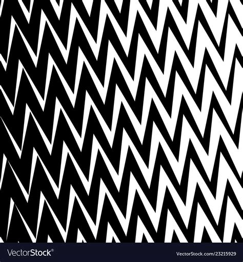 Geometric Simple Zigzag Print Wave Pattern Vector Image