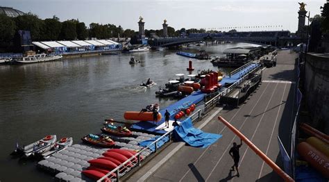JO de Paris la pollution de l eau dans la Seine empêche les athlètes