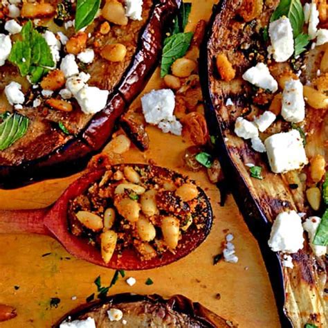 Sweet And Savory Grilled Eggplant Platter Talk