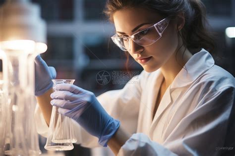 实验室药物研究中的女科学家高清图片下载 正版图片600706330 摄图网
