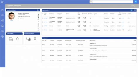 Applicant Dashboard New Invoice Due Date Column On Financial Tile Old Site Teams Help Site