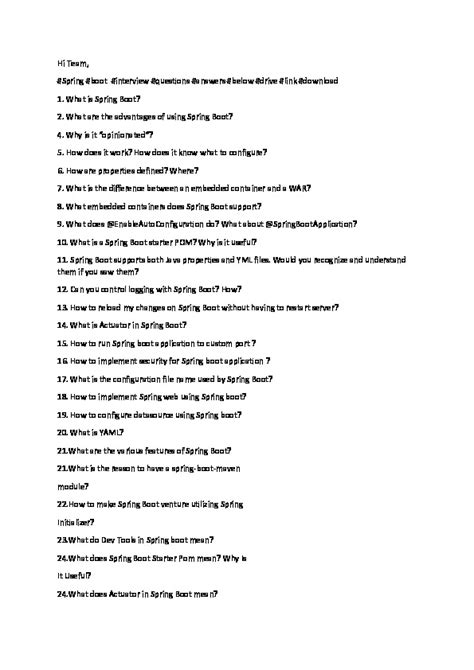 Spring Boot Interview Q Pdfcoffee