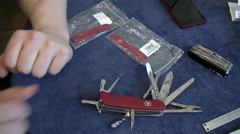 Victorinox WorkChamp сравнение со SwissChamp и первый взгляд посылка от ...