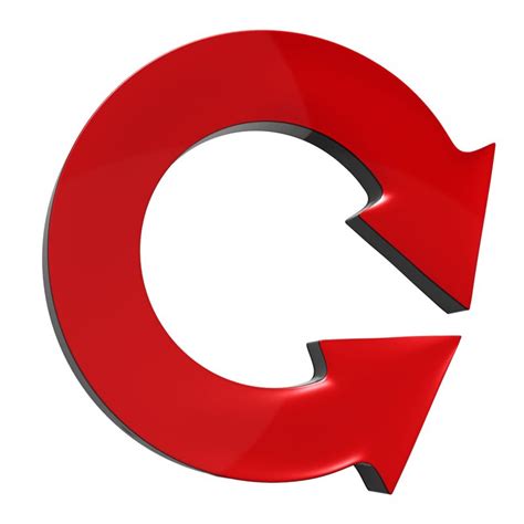 Double Sided Circle Arrow Great PowerPoint ClipArt For Presentations