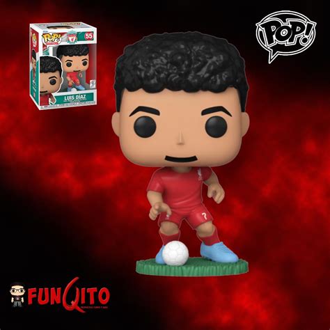 Liverpool Luis Díaz Fútbol Funko Pop Funqito