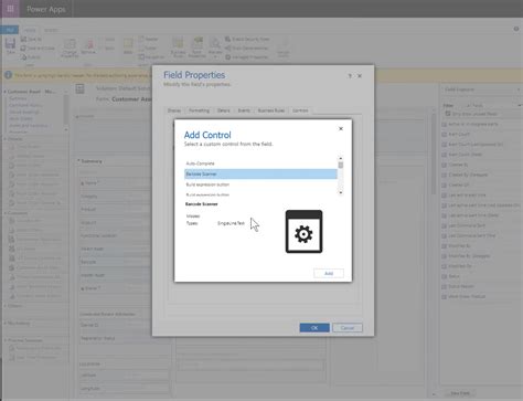barcode scanning and global search on the field service dynamics 365