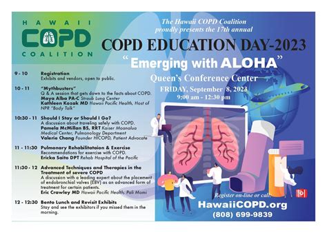 Sign Up For 17th Annual Copd Education Day Hawaii Copd Coalition