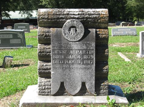 Jesse A Partin 1879 1917 Find A Grave Memorial