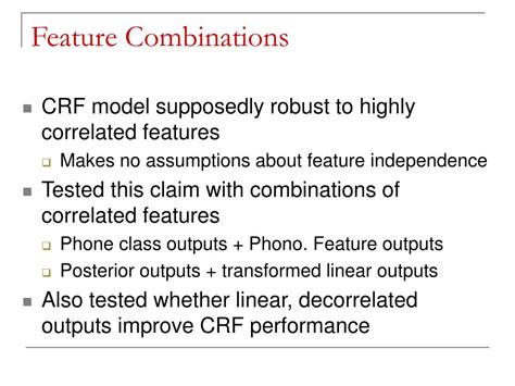 Ppt Experiments With Detector Based Conditional Random Fields In