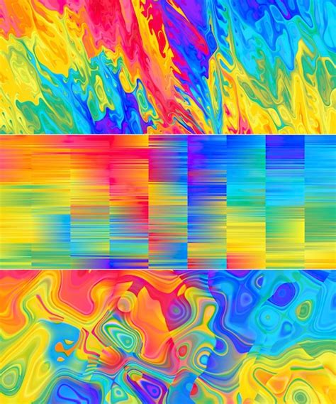 Pacote De Fundos Coloridos Psd Premium