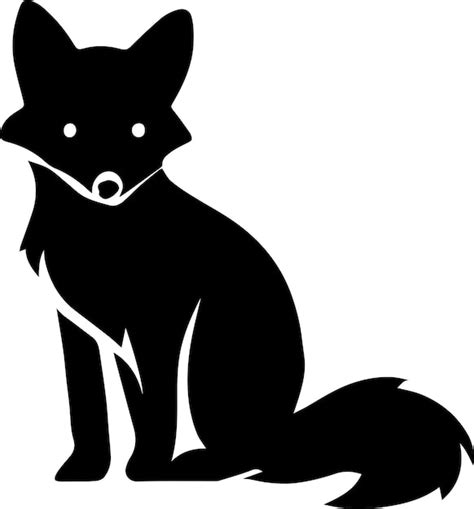 Premium Vector Fox Cub Vector Silhouette 22