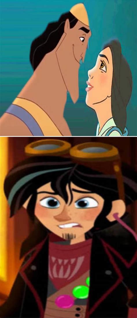 Varian Is Grossed Out By Kronk X Belle By Nicolefrancesca On Deviantart