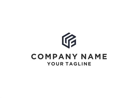 Premium Vector Letter Fg Logo Design Template Element