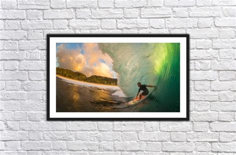 Quadro Surfista Surf Esporte Onda Mar Praia Decorar Salas