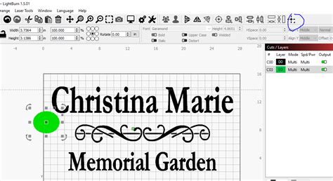 Centering Not Work As In Older Version Lightburn Software Questions