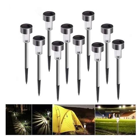 Lampes Solaires Exterieures Couleur Paquet De Lampes Solaires Extrieures Alles De Jardin De