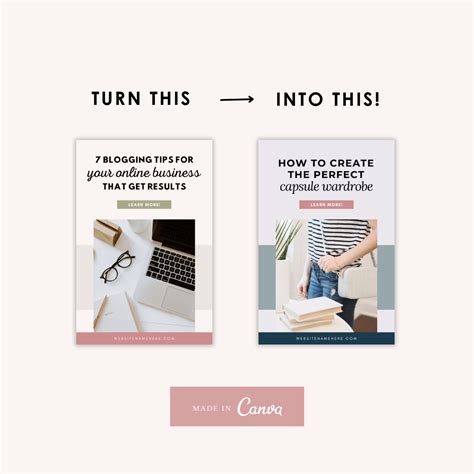 Click Worthy Pin Templates Haskin Creatives