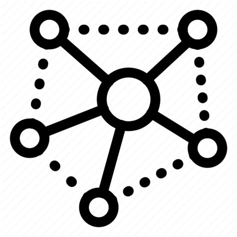 Connections Dependency Interaction Relations Structure Icon