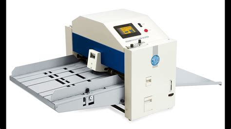 Automatic Creasing And Perforating Machine Gpm 450 Speed Youtube