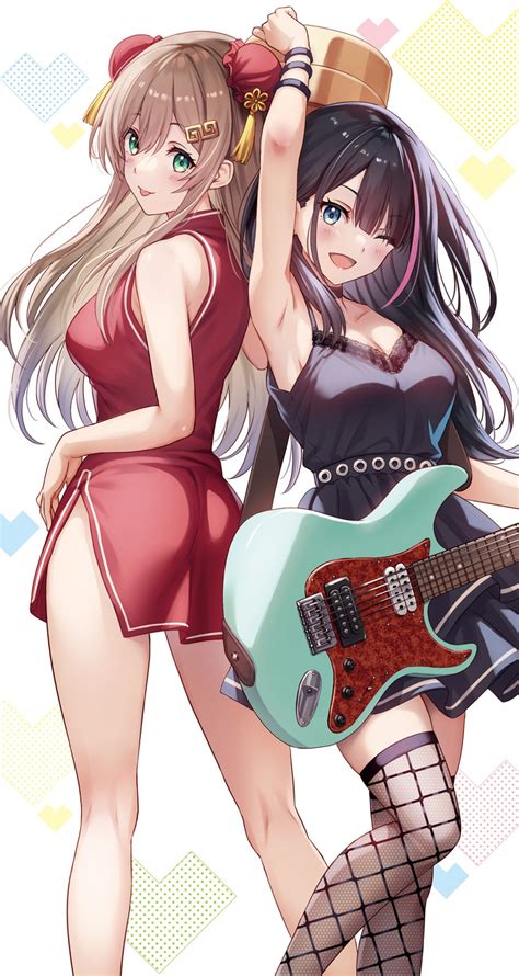 Sakuraba Fuyu And Tsukuyomi Akiho Imouto Wa Kanojo Ni Dekinai No Ni Drawn By Sankuro Agoitei