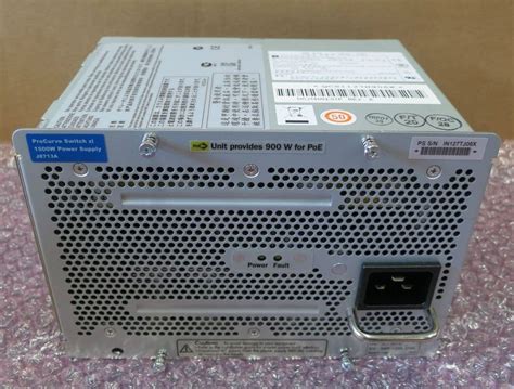 Hp Procurve Switch Zl 1500w Power Supply Psu 900w For Poe J8713a