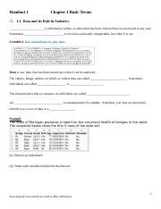 Understanding Basic Terms And Core Concepts In Statistics Course Hero