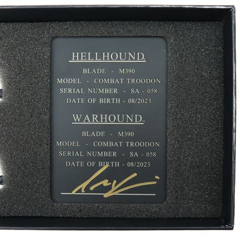 Microtech Signature Series Sand Trooper Combat Troodon Set Warhound