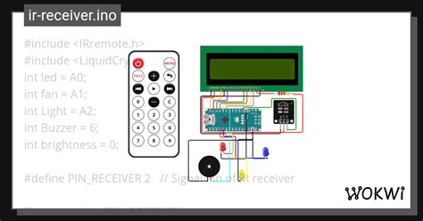 Ir Receiver Ino Wokwi ESP32 STM32 Arduino Simulator