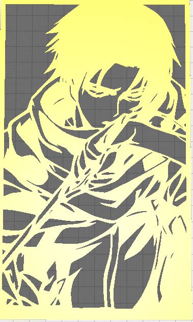 Archivo 3mf Levi Ackerman 2d Art 🎨・modelo Imprimible En 3d Para