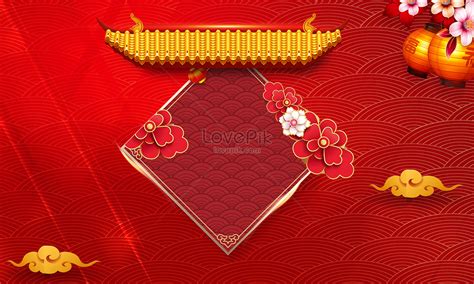 紅色喜慶背景背景圖案素材，桌布圖片免費下載