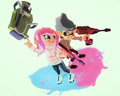 My Girlfriend Asked Me To Draw Us As Splatoon Characters R Splatoon